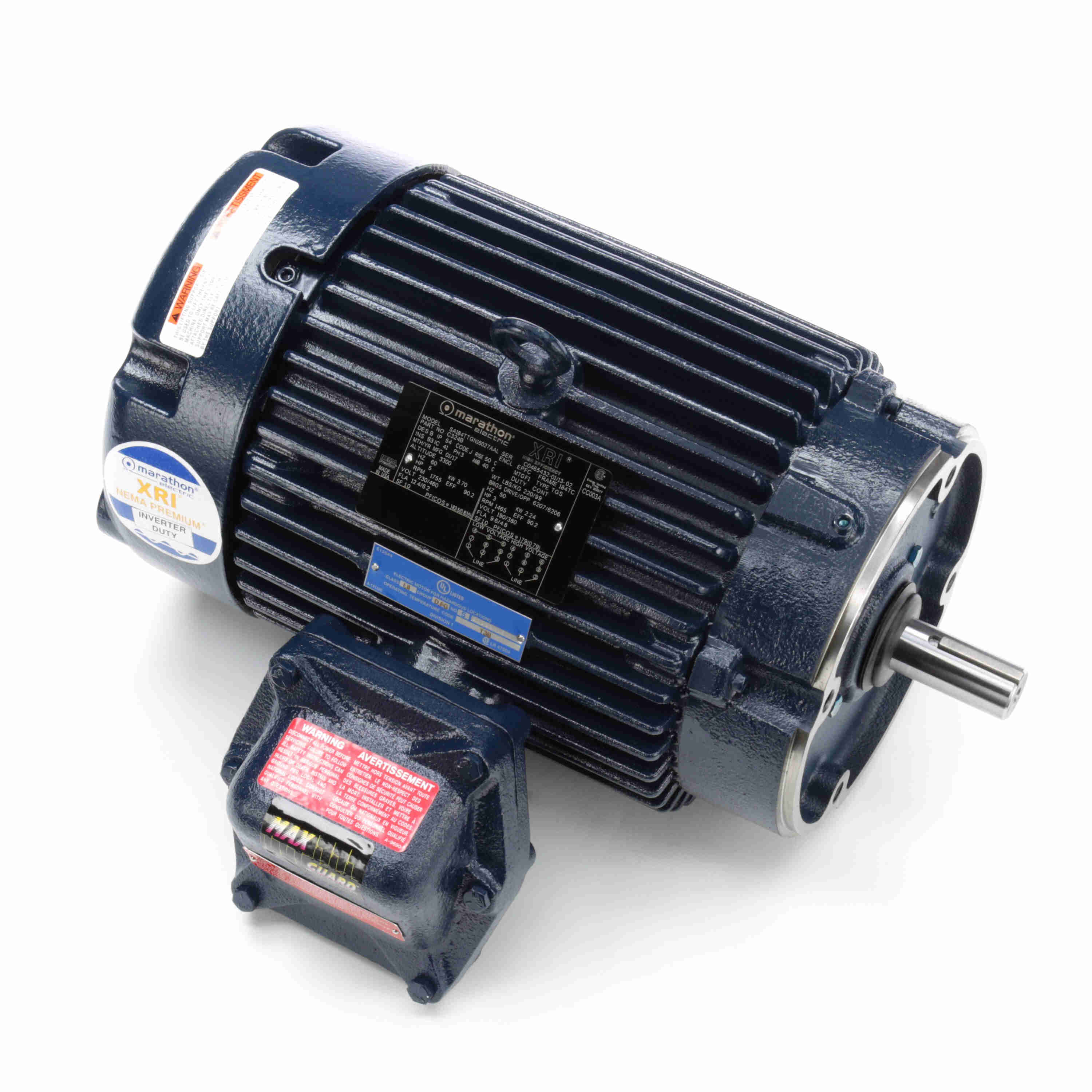 Motor Marathon Hazardous Duty® a prueba de explosiones, 5 HP, 3 Ph, 60 ...